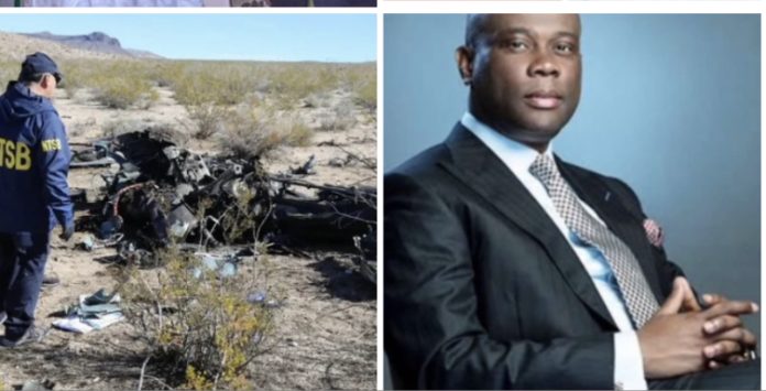 WIGWE: US releases images of helicopter crash that killed Wigwe - THE ...